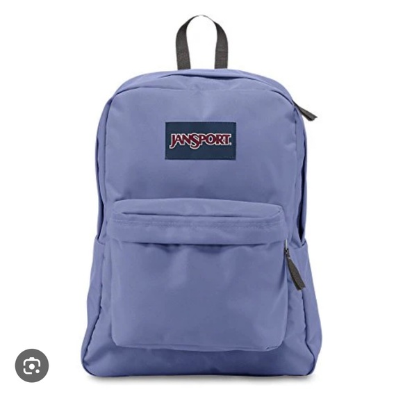 Jansport | Other | Jansport Superbreak Plus Backpack Purple And Gray ...